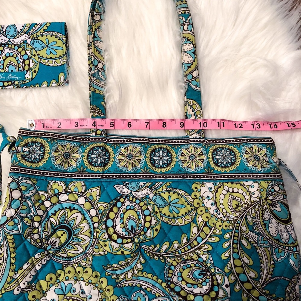 Vera Bradley Peacock Tie Tote Collection - Gem
